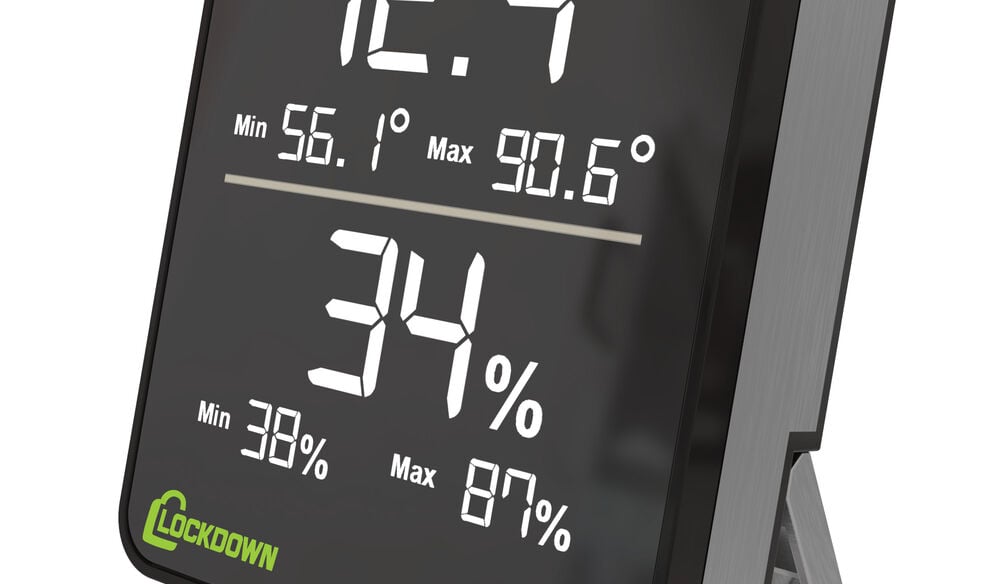 Wireless Digital Hygrometer | Digital Thermo | Lockdown Wireless Digital Hygrometer | Digital Thermo | Lockdown