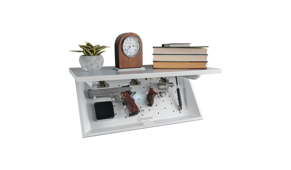 In Plain Sight Home Gun Concealment Shelf